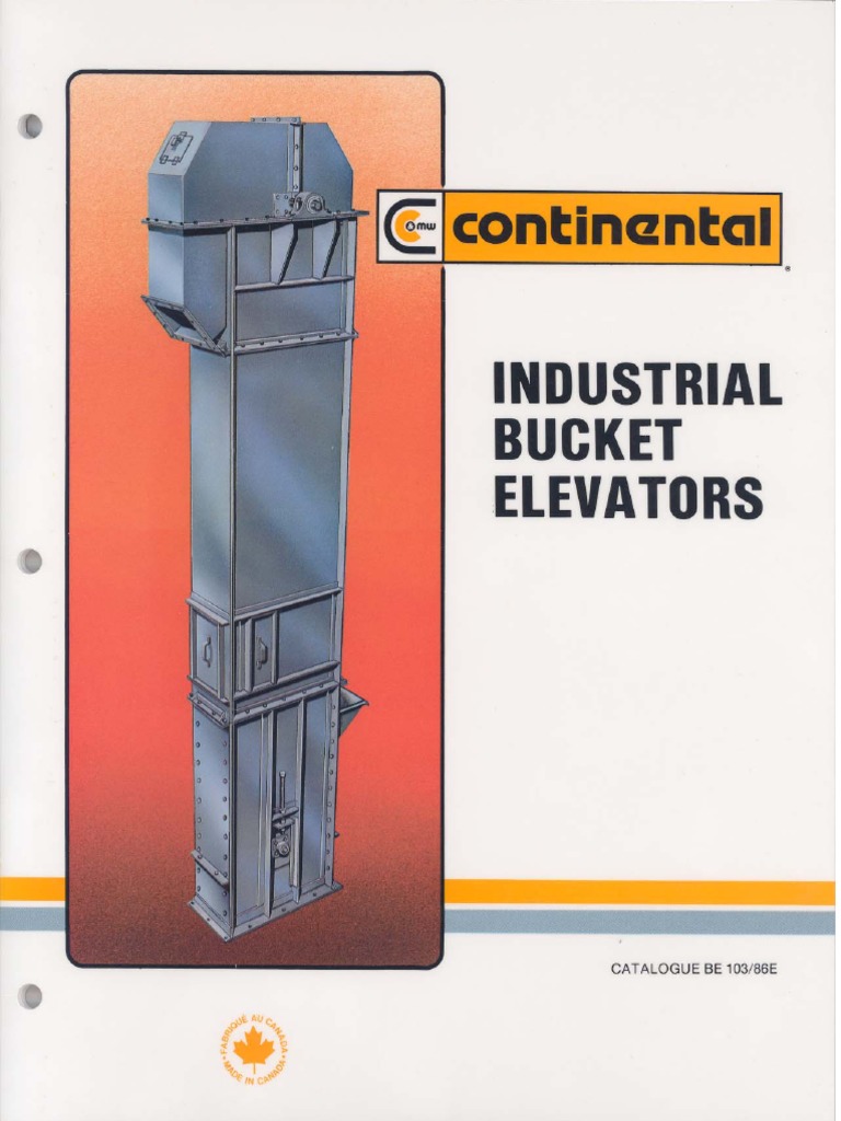 Bucket Elevator Catalogue PDF | PDF