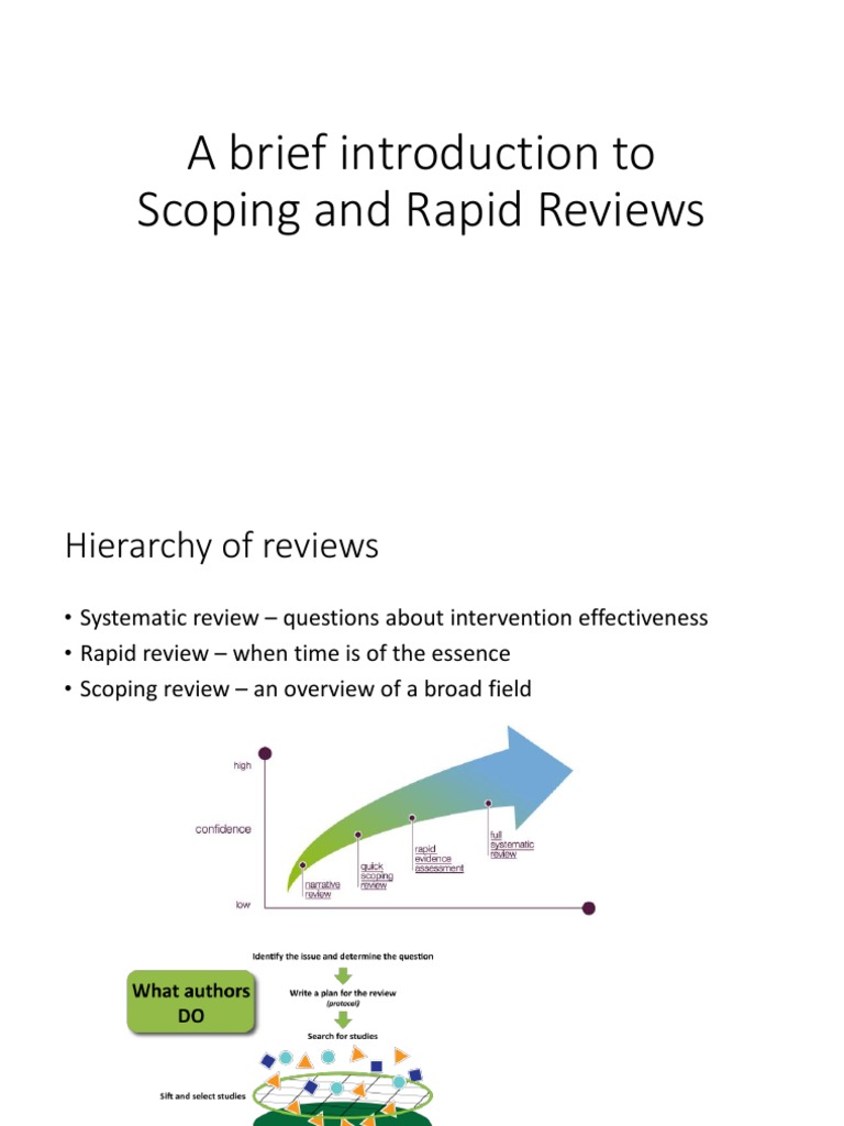 Scoping vs. Rapid Reviews Explained | PDF | Systematic Review ...
