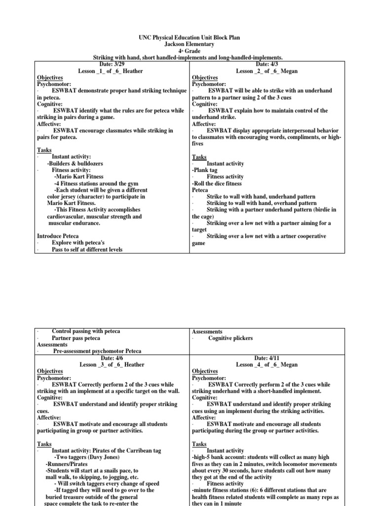 440 Unit Plan Peteca | PDF | Affect (Psychology) | Neuropsychological ...