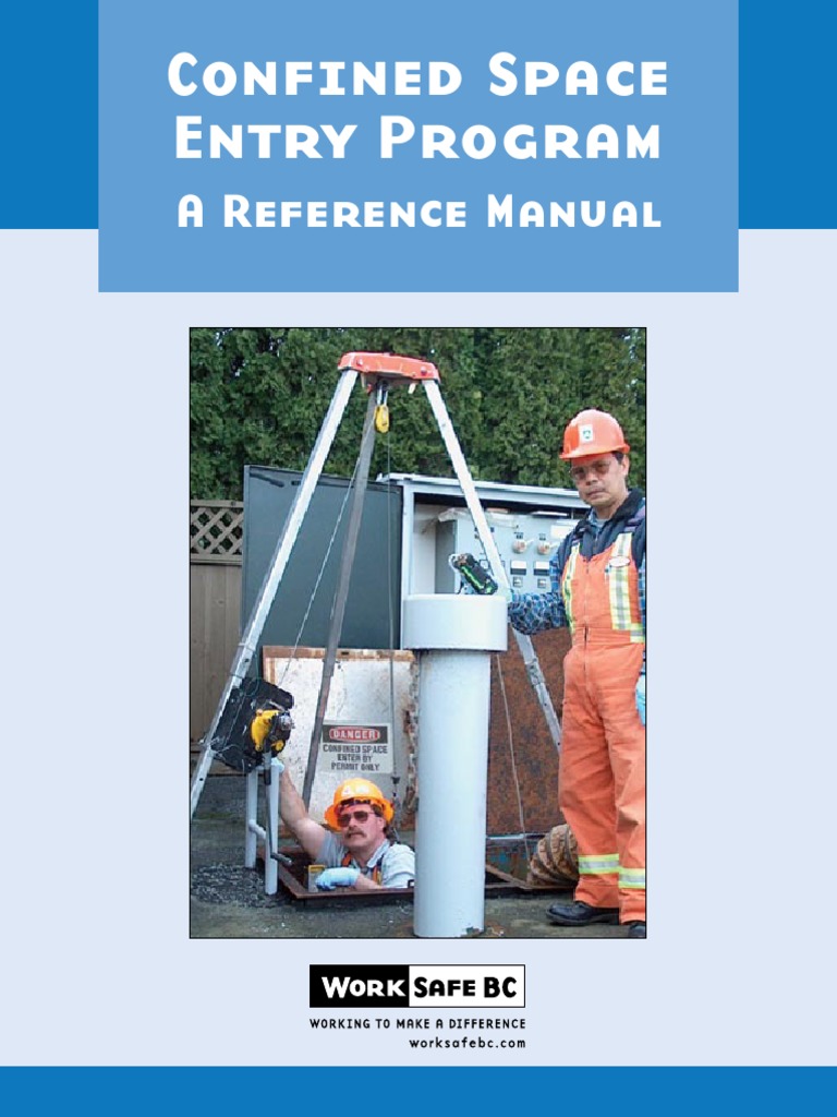 A Reference Manual: Confined Space Entry Program | PDF | Occupational ...
