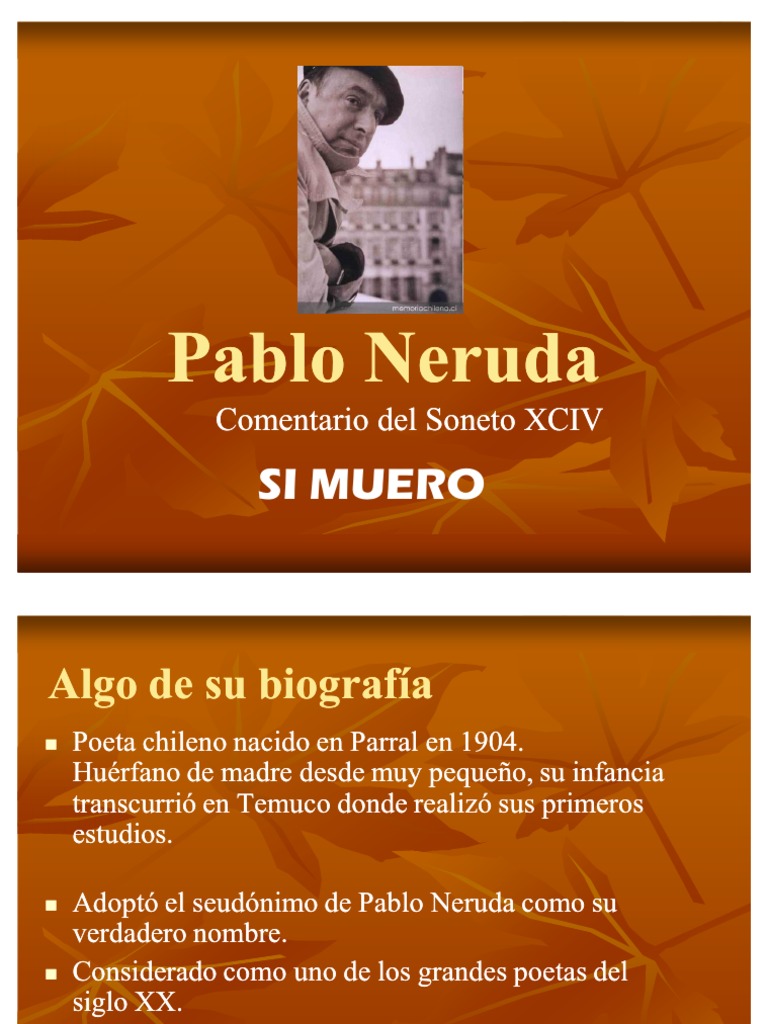 Pablo Neruda Power Point