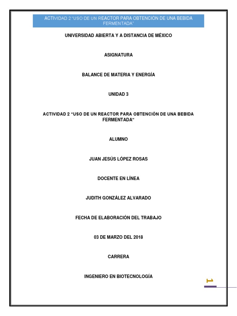 Bbme U3 A2 Julr | PDF | Crecimiento celular | Leche