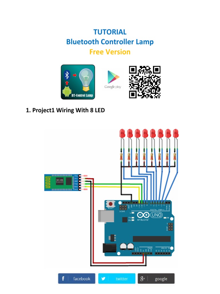 Bluetooth Lamp Controller Tutorial | PDF | Arduino | Bluetooth