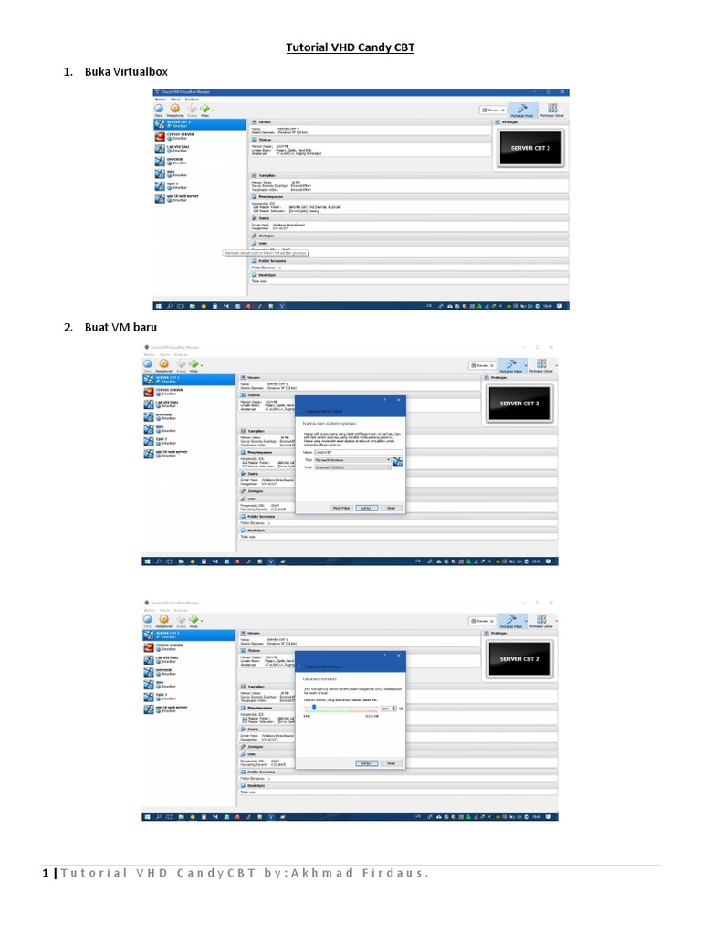 Tutorial VHD Candy CBT | PDF