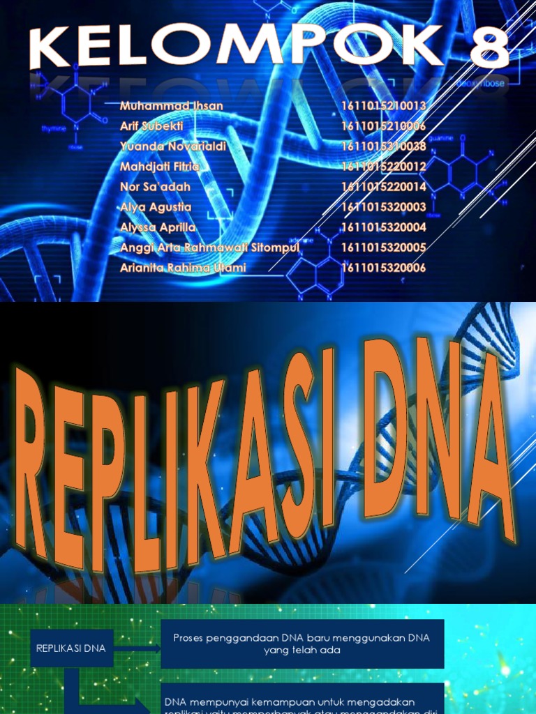 Mekanisme dan Proses Replikasi DNA | PDF