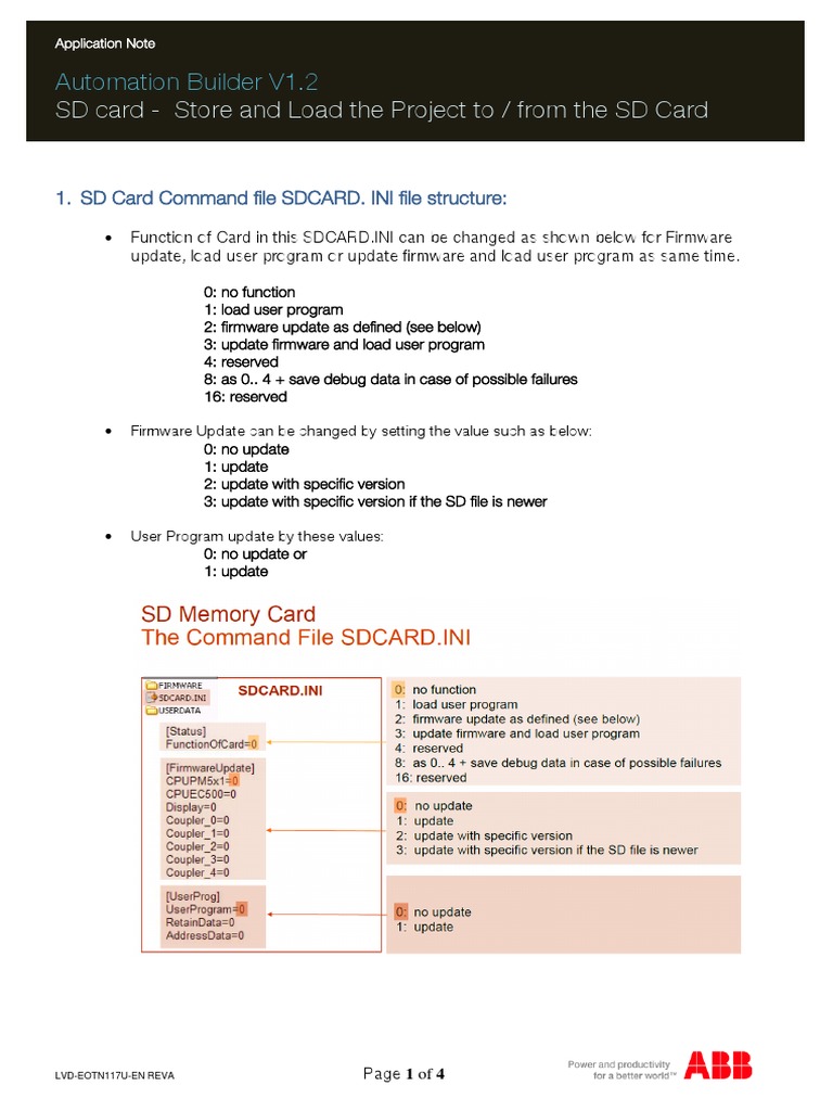 AC500-Store and Load PDF | PDF | Booting | Computer Program
