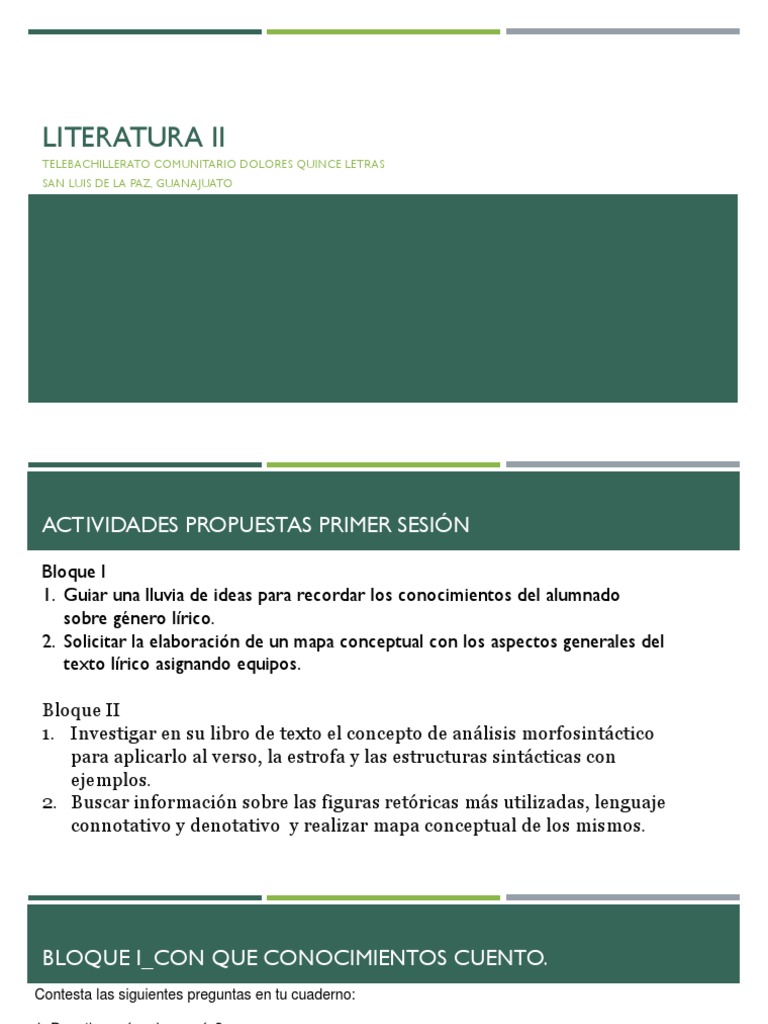 Actividades sobre el Género Lírico | PDF | Poesía | Teatro