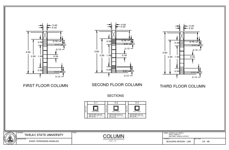 Column: First Floor Column Second Floor Column Third Floor Column | PDF