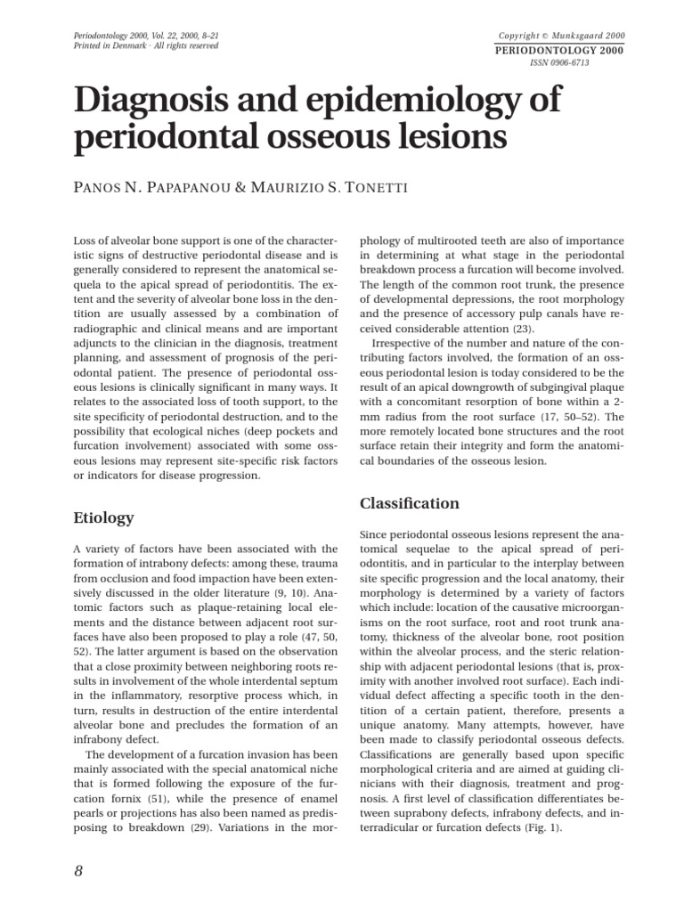 Diagnostico y Epidemiologia de Defectos Oseos | PDF | Dental Anatomy ...
