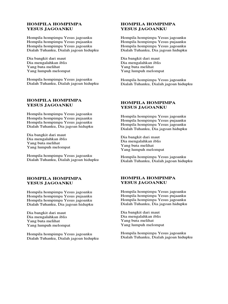 Hompila Hompimpa | PDF