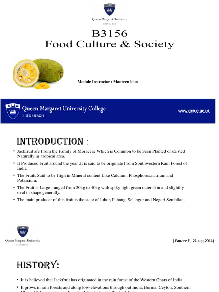 Module Instructor: Maureen Lobo | PDF | Agronomy | Food And Drink