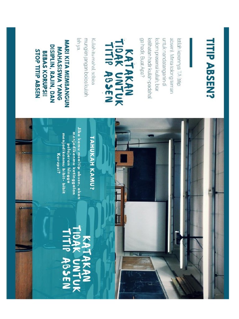 Brosur Titip Absen | PDF