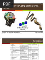 APS1070 Lecture (1) Slides | PDF | Machine Learning | Statistical Classification