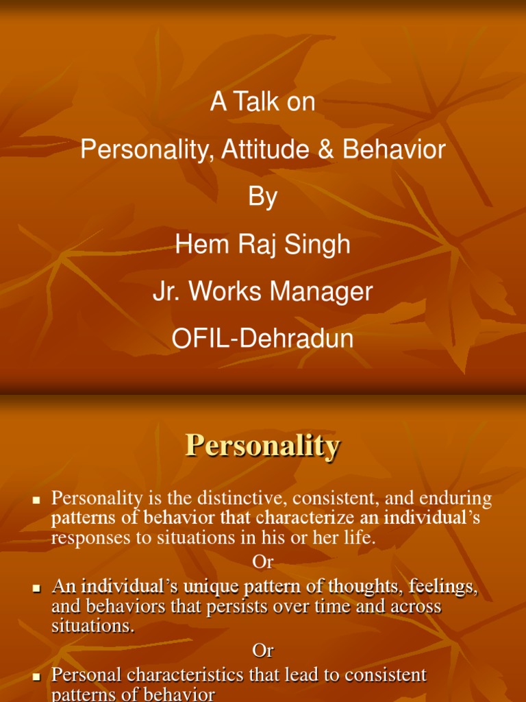 Understanding Attitudes and Behavior | PDF | Attitude (Psychology ...