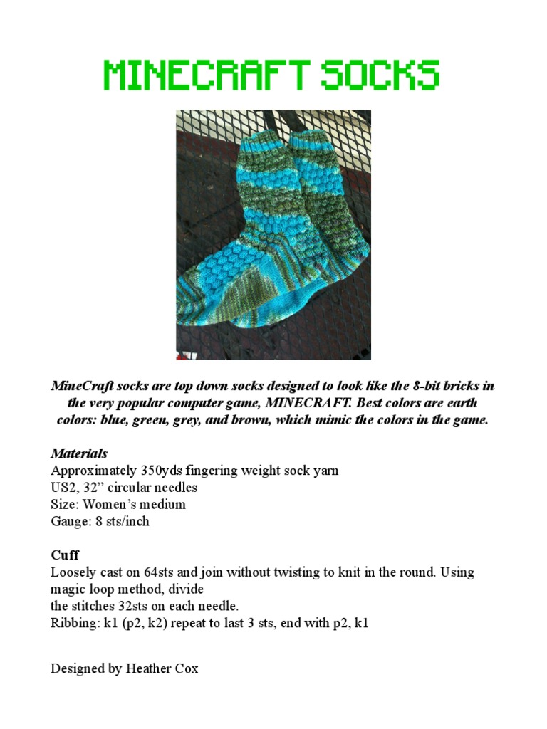 MC Socks | PDF | Knitting | Clothing