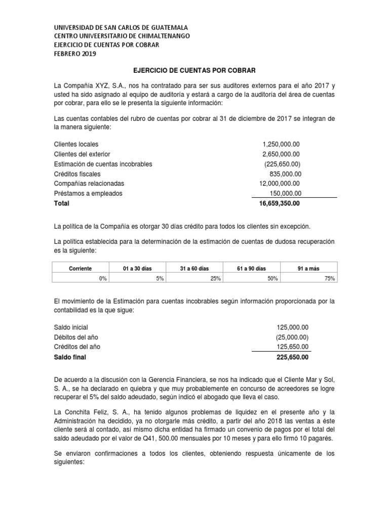 Ejercicio I CXC | PDF | Contabilidad | Business