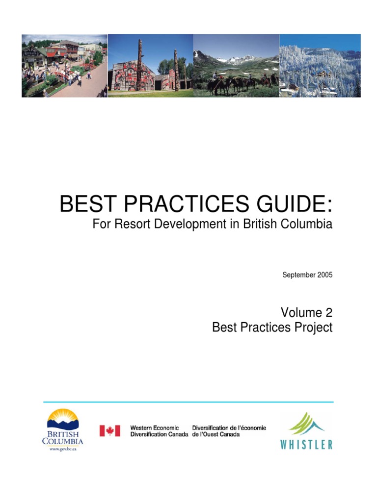 Best Practices Guide:: For Resort Development in British Columbia | PDF ...