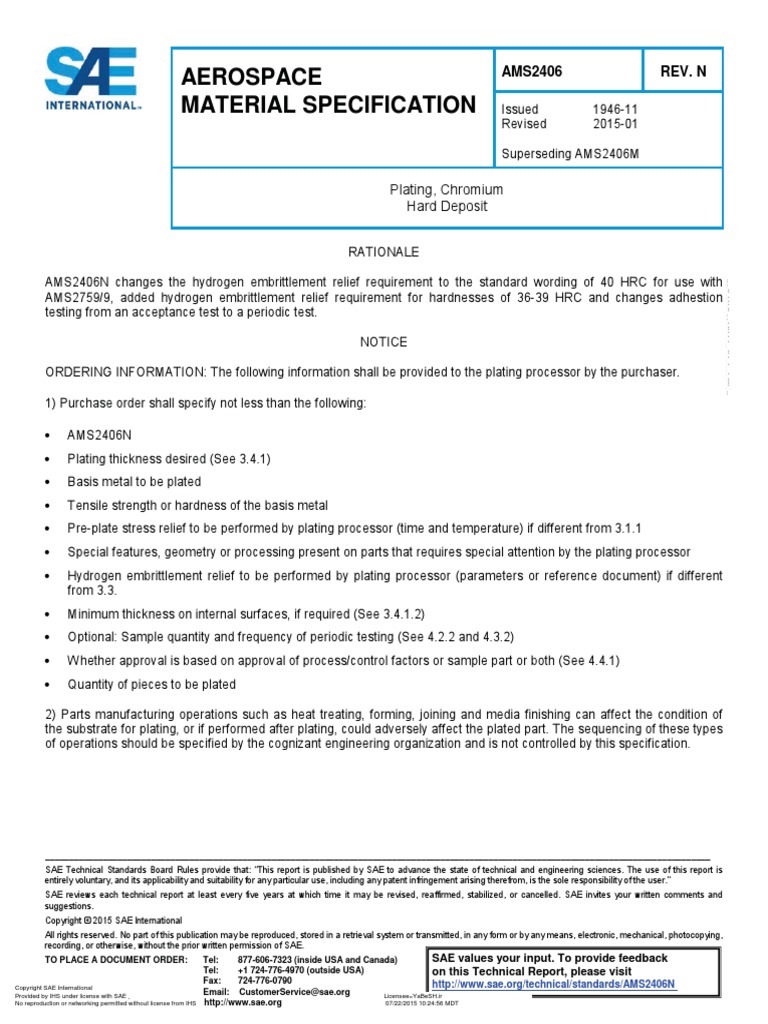 AMS 2406N.pdf | Chemical Substances | Metals | Free 30-day Trial | Scribd