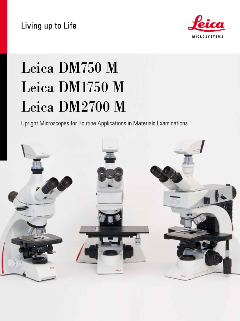 Leica DM750 M Leica DM1750 M Leica DM2700 M: Upright Microscopes For ...