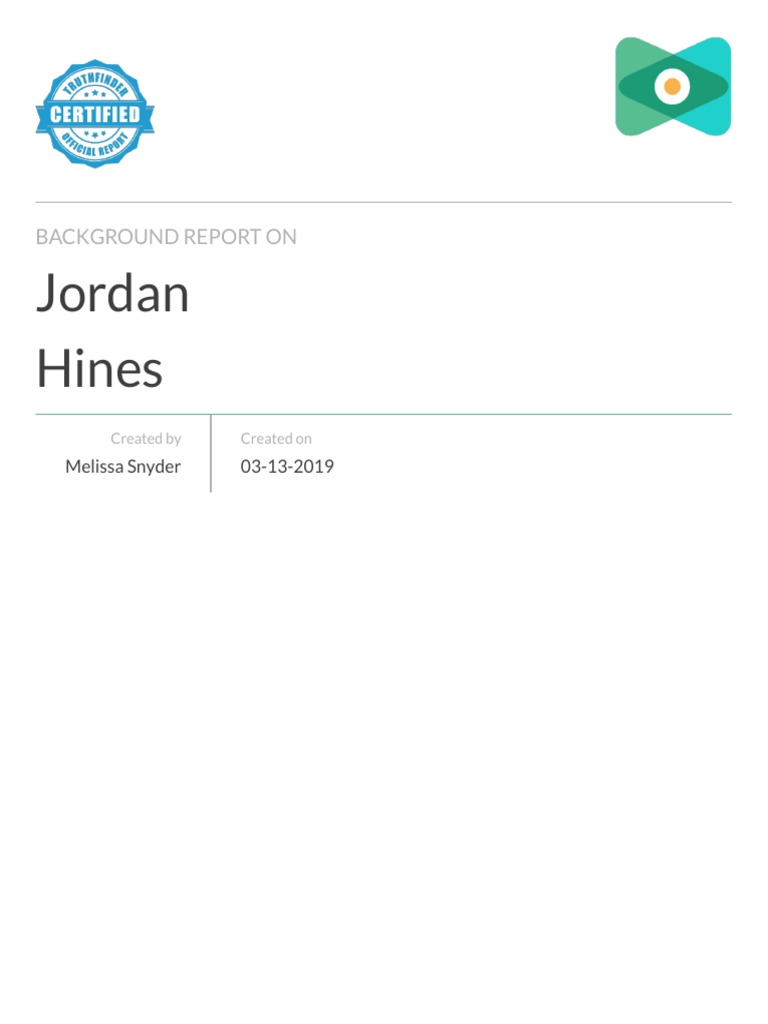 Person-Jordan Hines FL-03 13 2019 PDF | PDF | Credit | Finance & Money ...