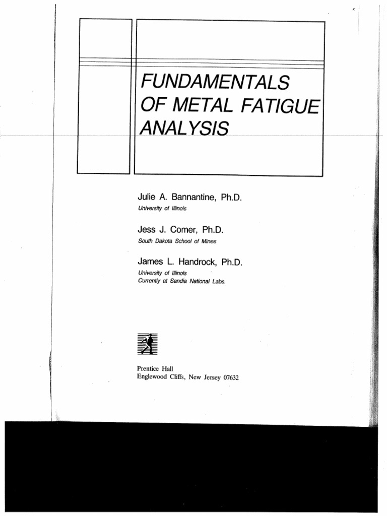 Fundamental of Fatigue Analysis PDF | PDF
