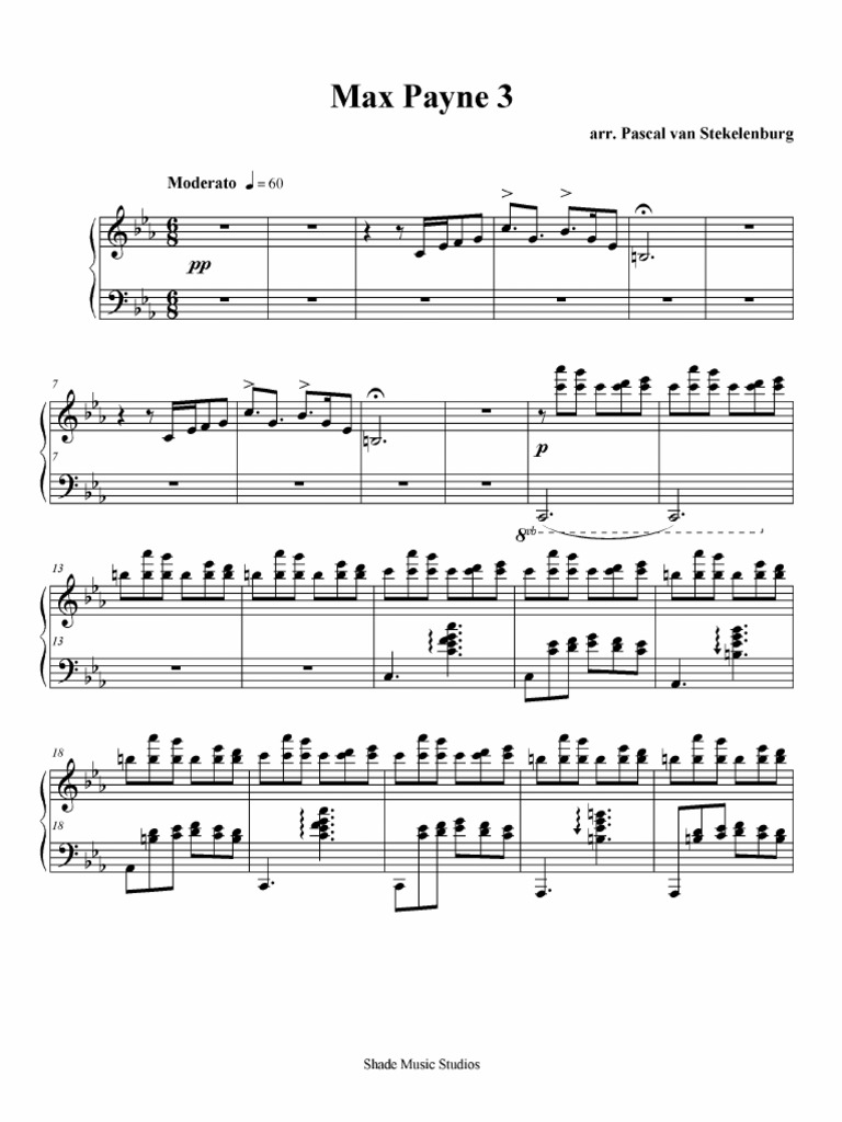 Max Payne 3 Piano | PDF