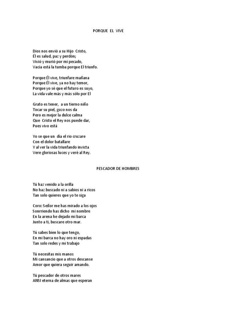 Porque El Vive | PDF