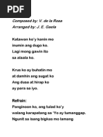 Panunuluyan Script | PDF