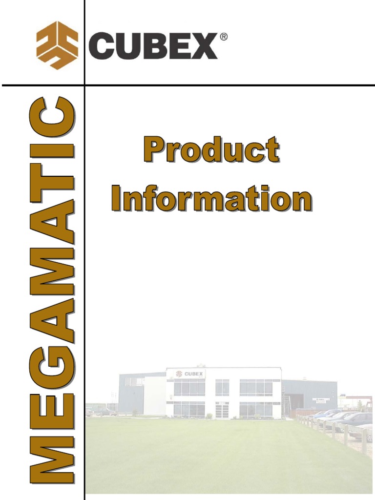 Cubex Mining Products 2006 | PDF | Drill | Drilling