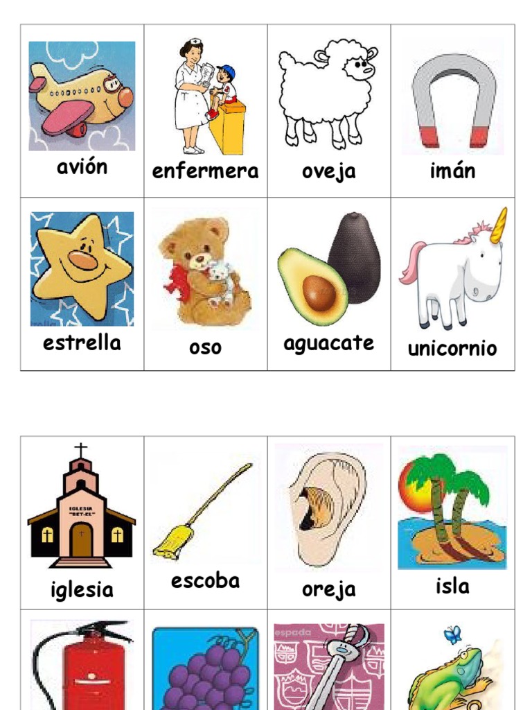 Lotería del Abecedario para Imprimir | PDF