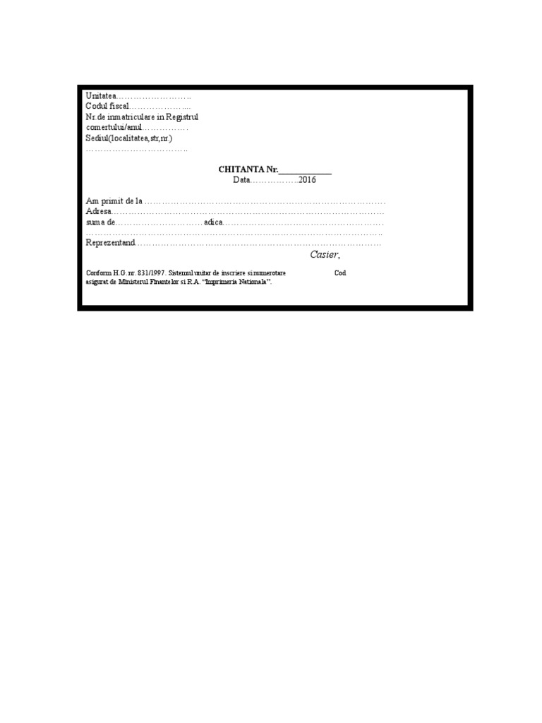 Chitanta Model | PDF