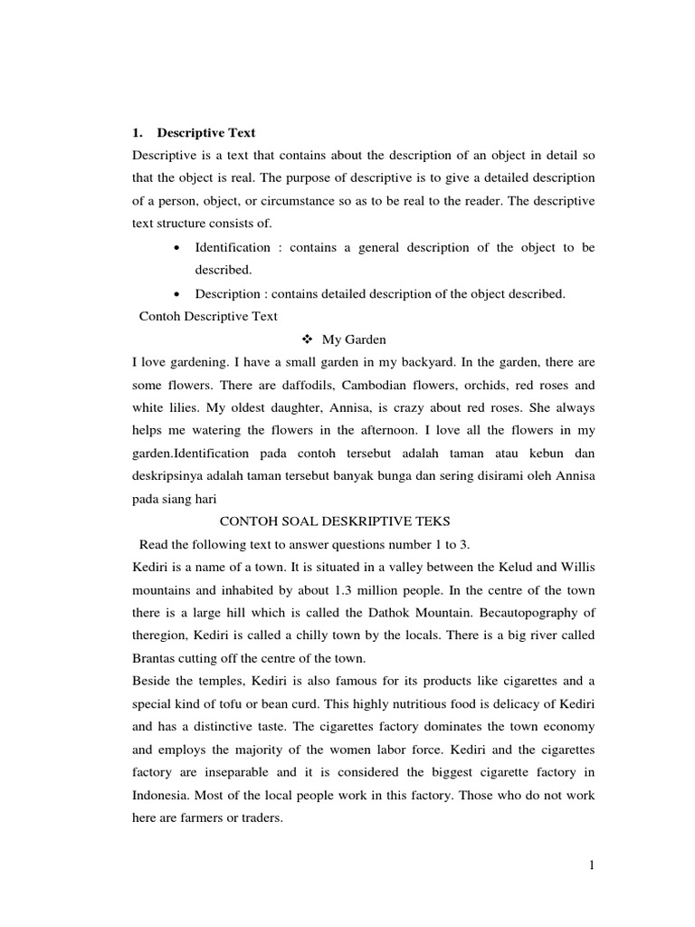 13 Jenis Teks Dalam Bahasa Inggris Beserta Contoh Dan Struktur | PDF ...