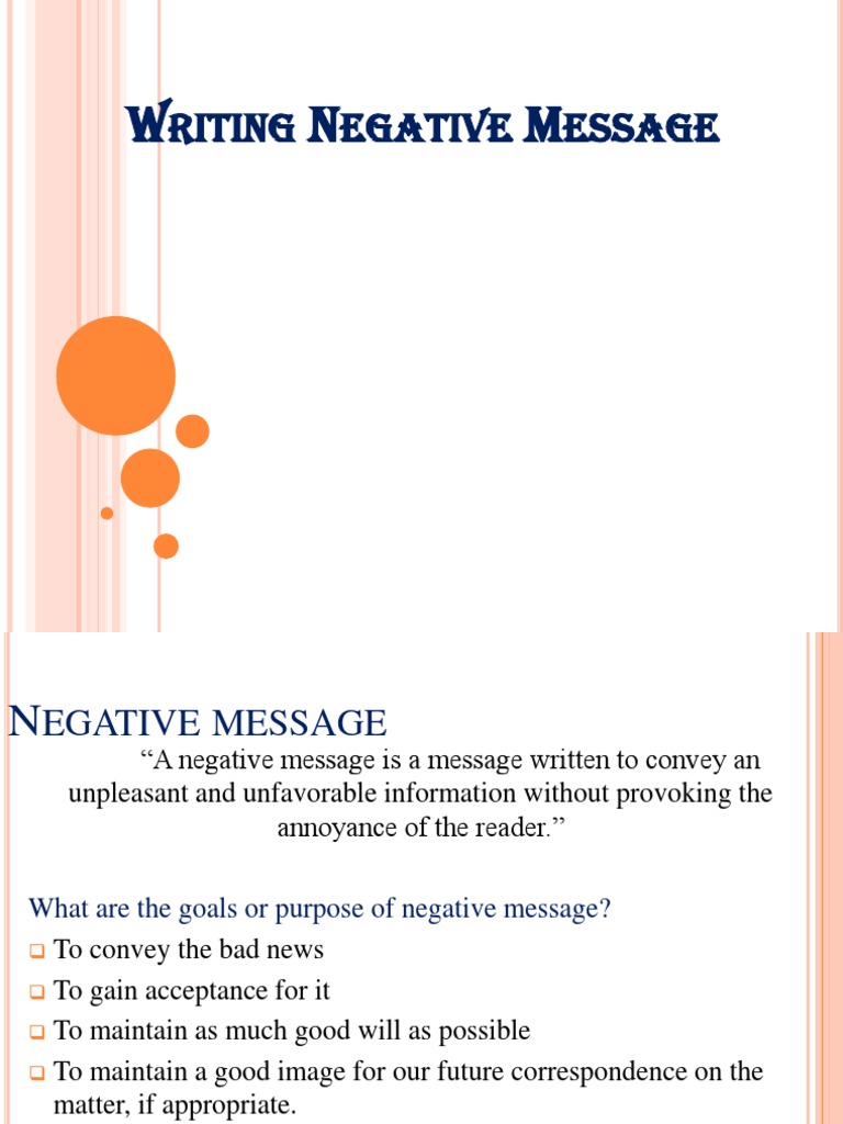 Negative Communication | PDF