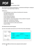 UVM Interview Questions | PDF | Method (Computer Programming) | Class (Computer Programming)