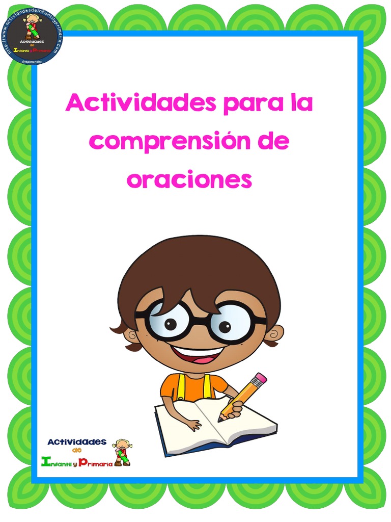 Actividades para La Comprensión de Oraciones PDF | PDF