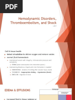 Pathology of Hemodynamic Disorders | PDF | Edema | Thrombus