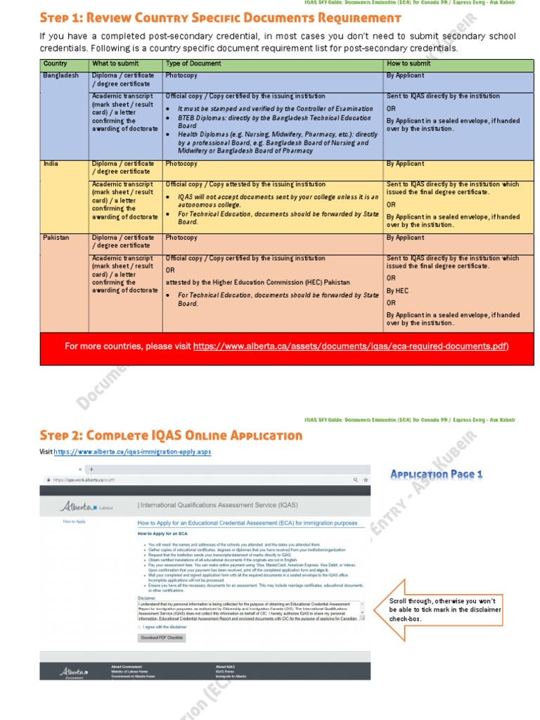 IQAS ECA Guide | PDF | Diploma | Credential
