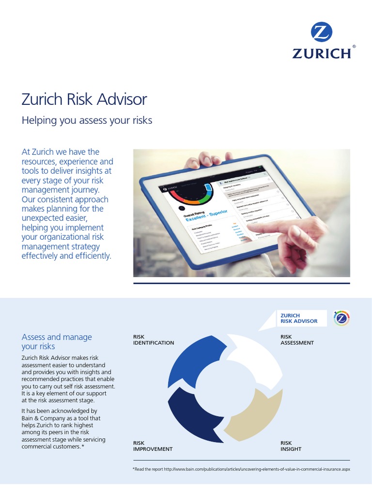 Zurich Risk Advisor | Download Free PDF | Risk Management | Risk Assessment