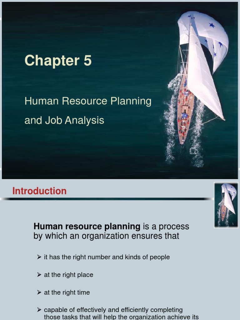 Chapter 5 Human Resource Planning and Job Analysis | PDF | Human ...