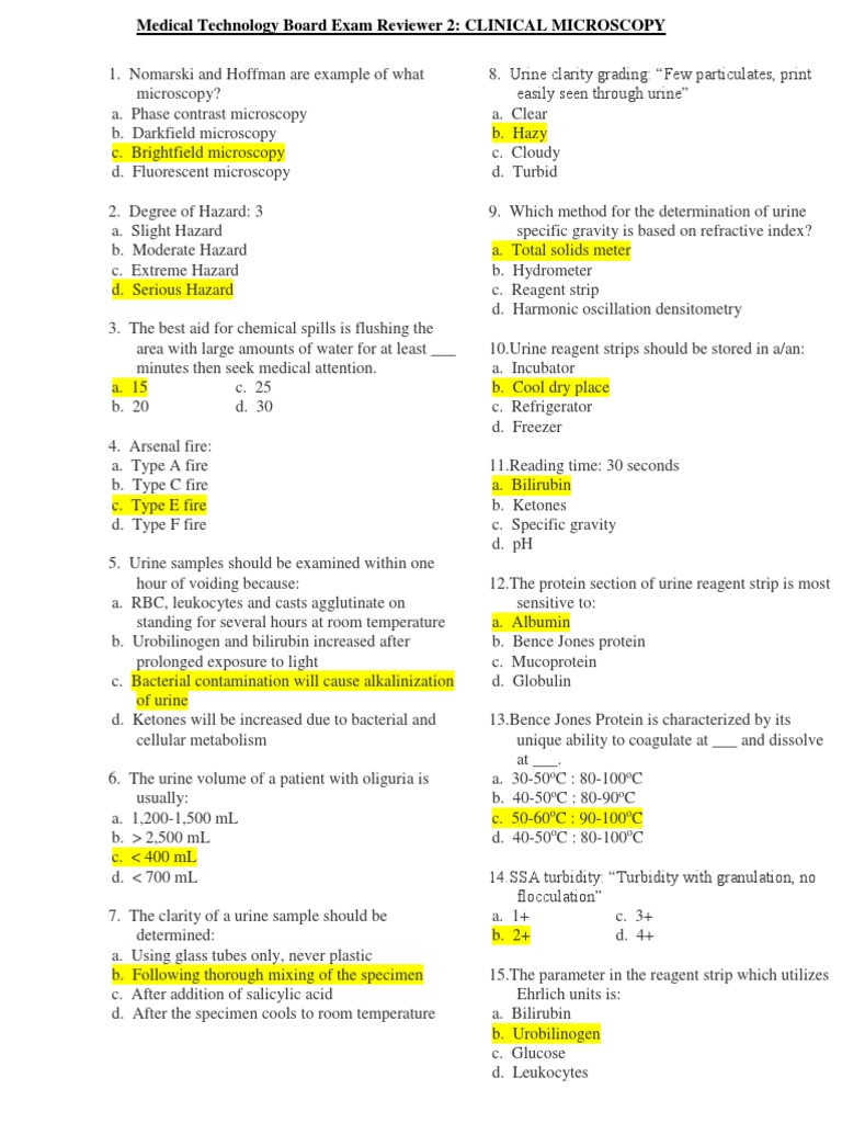 Clinical Microscopy Review: A Comprehensive Guide to Microscopic ...