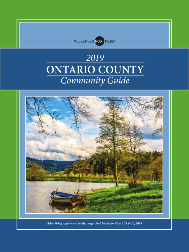 Ontario County Community Guide 2019 | PDF | Trail | Leisure