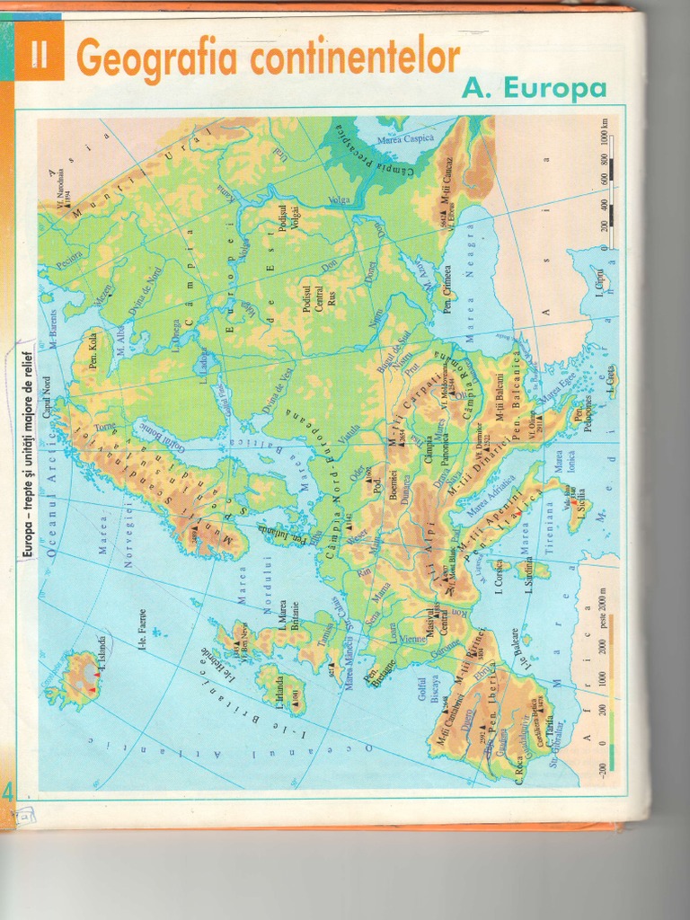 Relieful Major Al Europei | PDF