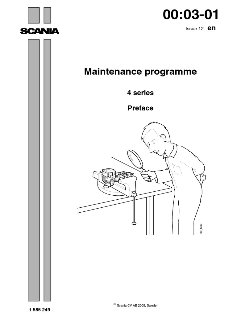 Maintenace Program Scania | PDF | Fuel Economy In Automobiles | Transport