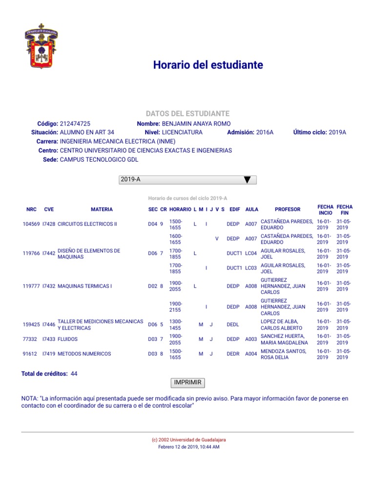 SIIAU Escolar PDF | PDF | Ciencia y Tecnología | Ingeniería