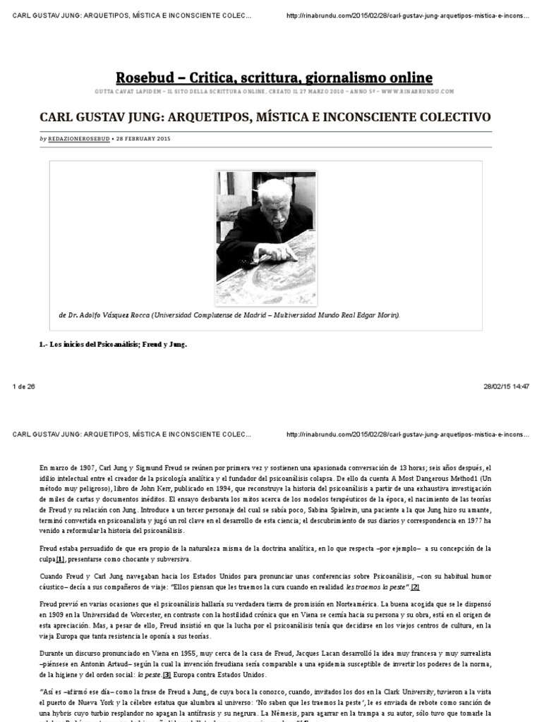 Jung Inconsciente Colectivo-Libre PDF | PDF | Carl Jung | Psicologia ...