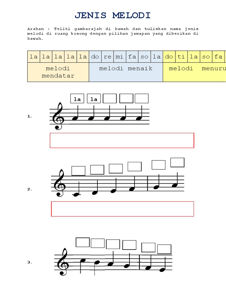 Jenis-Jenis Melodi dalam Musik | PDF