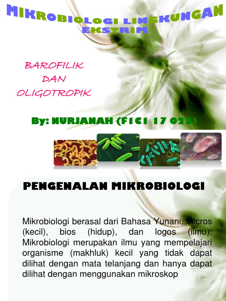Mikrobiologi Lingkungan | PDF