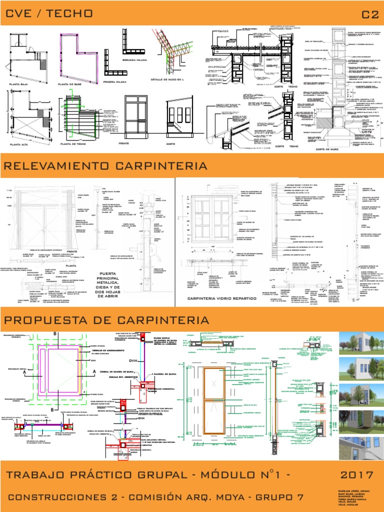Detalles Constructivos y Carpintería | PDF | Procesos industriales | Ingeniería de Edificación