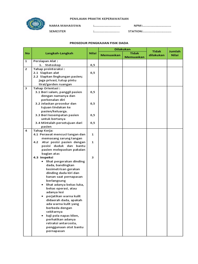 Sop Ippa Thorax | PDF
