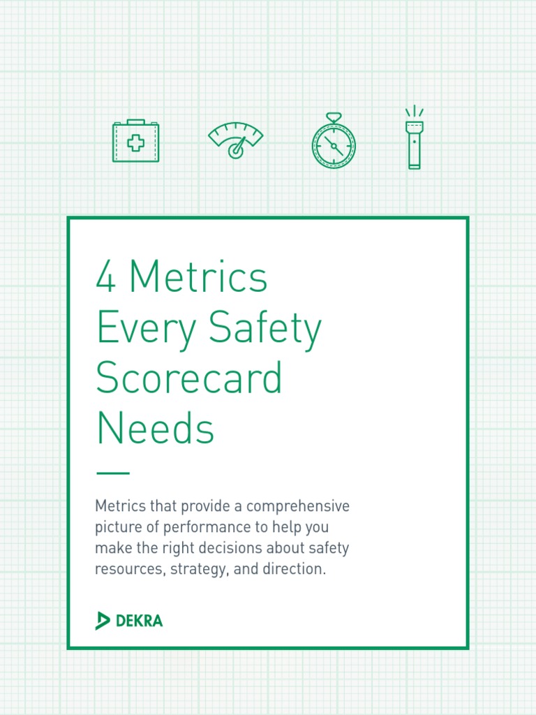 4 Metrics Every Safety Scorecard Needs | PDF | Occupational Safety And ...